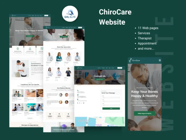 ChiroCare Website - GHLElite – Gohighlevel Website & Funnel Templates