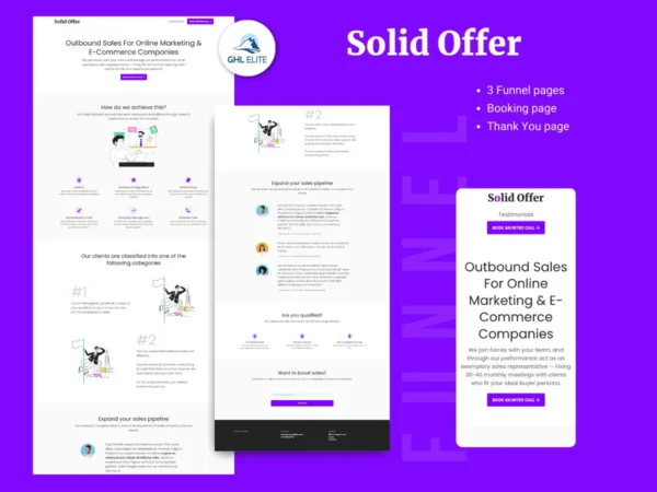 Solid Offer Funnel - GHLElite – Gohighlevel Website & Funnel Templates