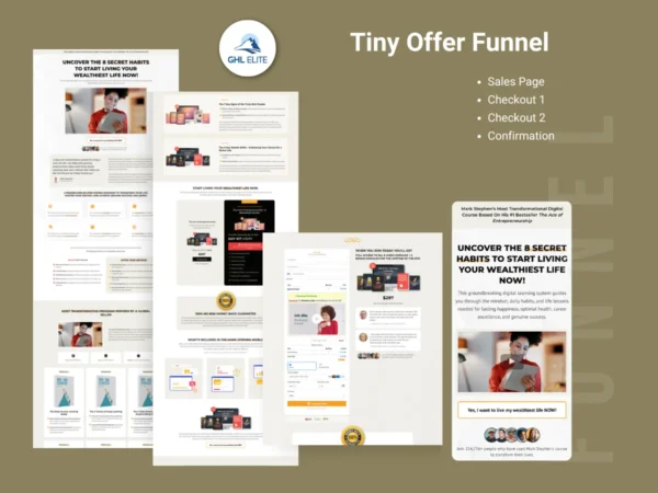 Tiny Offer Funnel - GHLElite – Gohighlevel Website & Funnel Templates